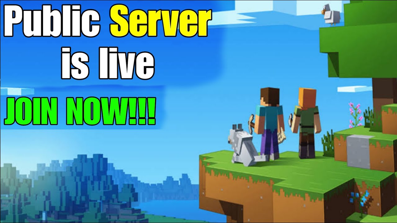 Public Server Minecraft | JOIN NOW!!! | #shorts #minecraft #mojang ...