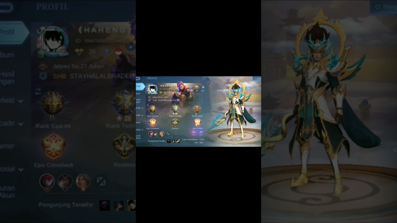 jj profile akun akhir macth - YouTube