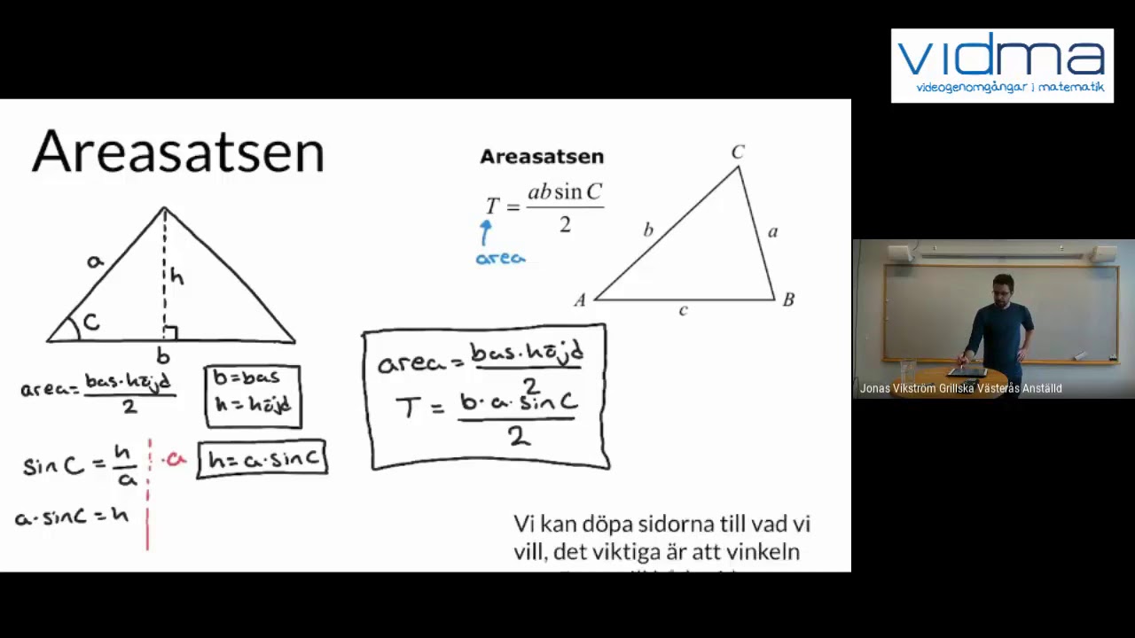 Matematik 3c: AREASATSEN - YouTube