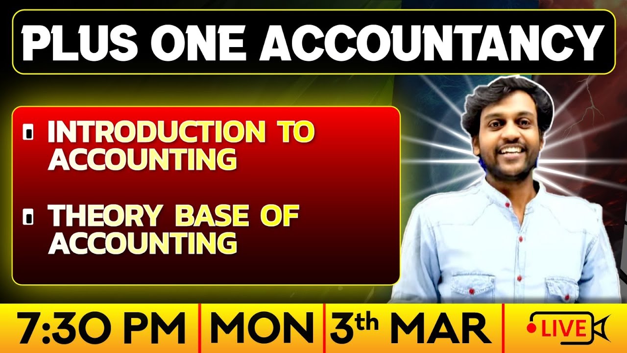 Plus One Accountancy | Public Exam | Introduction To Accounting ...