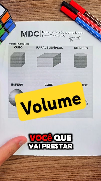 Fórmulas de volume de sólidos geométricos #concursos #matematica - YouTube