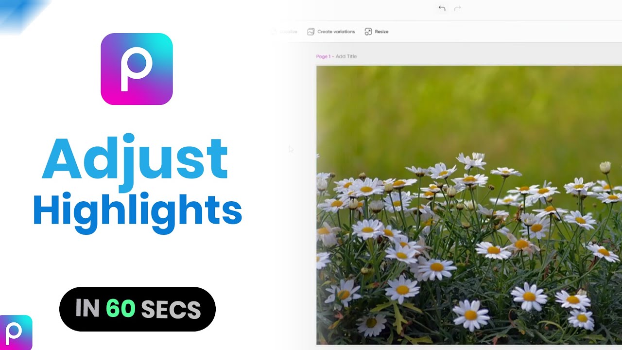 How to Adjust Highlights Of An Image on Picsart [easy] - YouTube