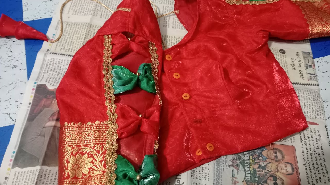 2 minut mein simple sada aur design blouse banana sikhe bahut hi aasani ...