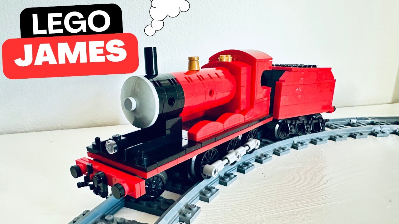 All Aboard with LEGO James: The Splendid Bright Red Engine Comes to ...