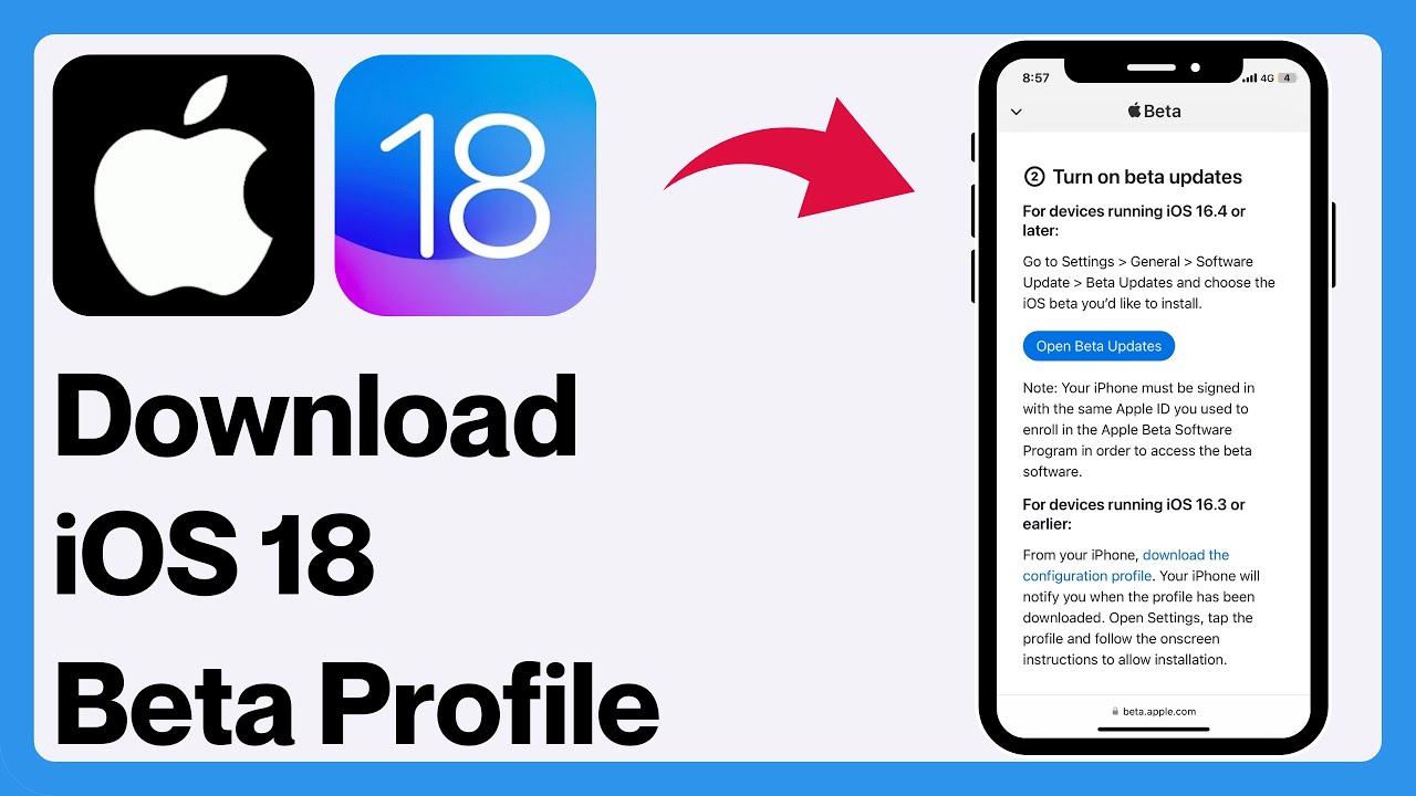 How to Download iOS 18 Beta Profile | iOS 18 Beta Download - YouTube