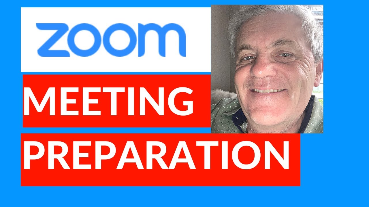 How to PREPARE for a ZOOM Meeting - YouTube