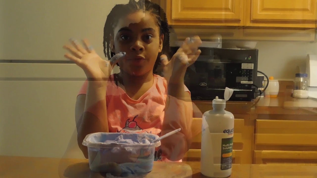 Making "Fluffy Slime" on Sarah Time!! - YouTube