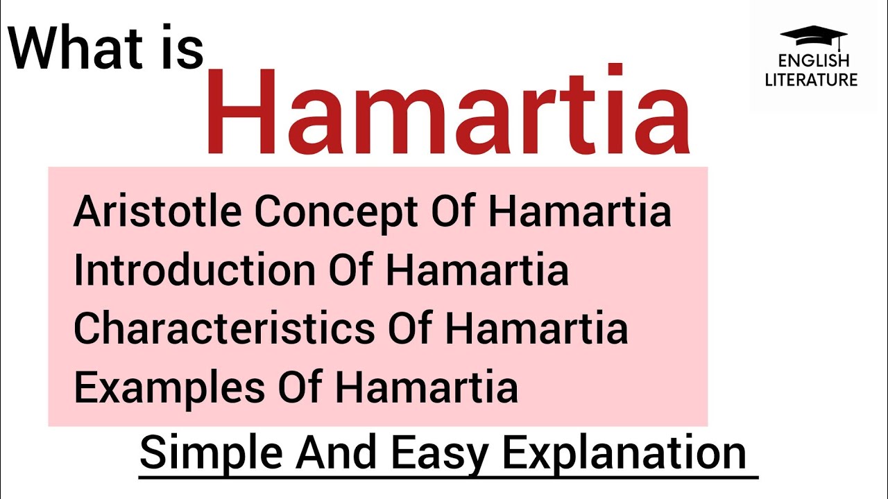 Hamartia In English Literature - YouTube