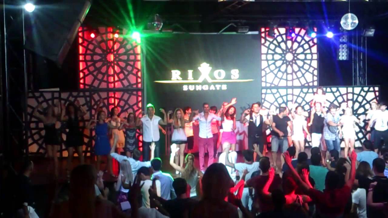 Rixos Sungate Alara show last dance - YouTube