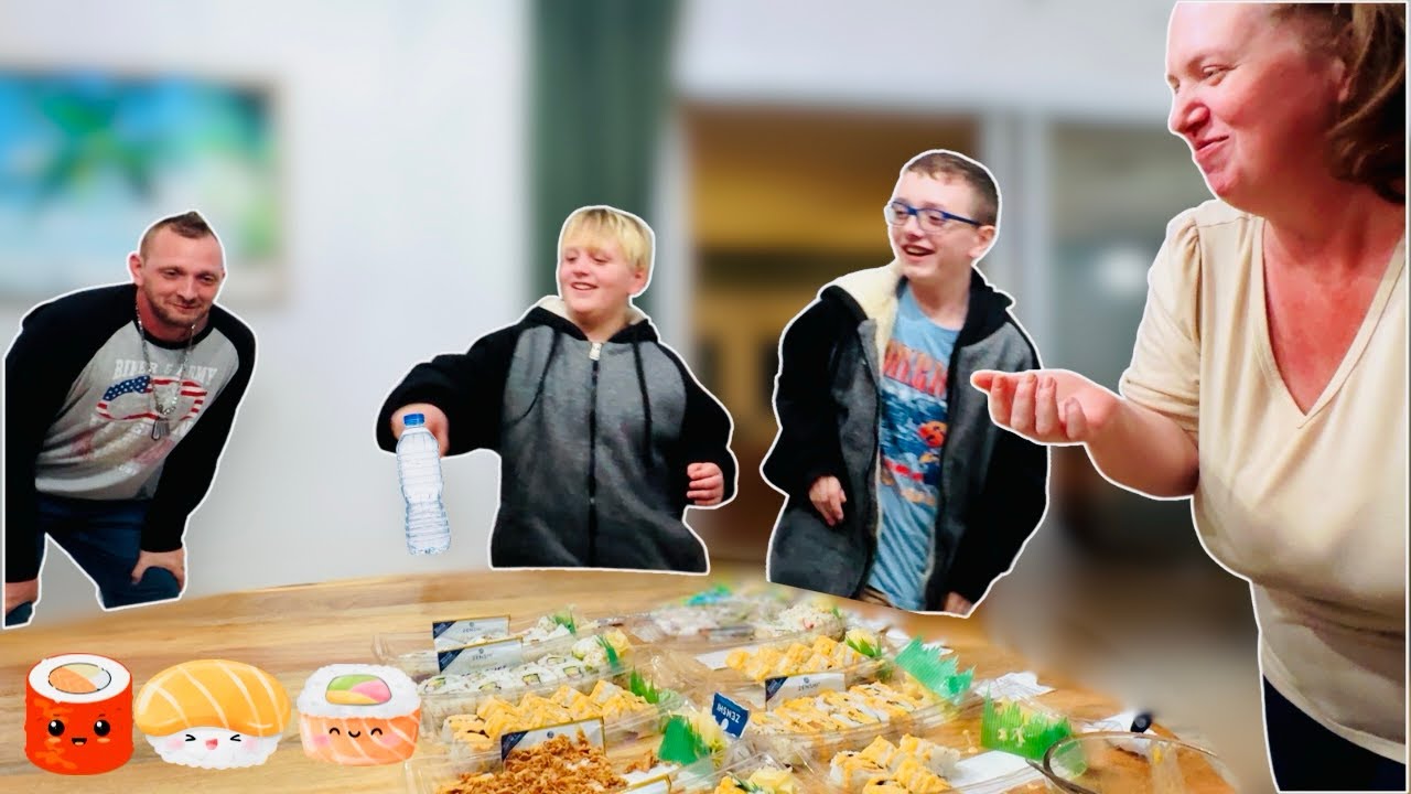 Flipping Fun: Water Bottle Race at Dinner Time - YouTube