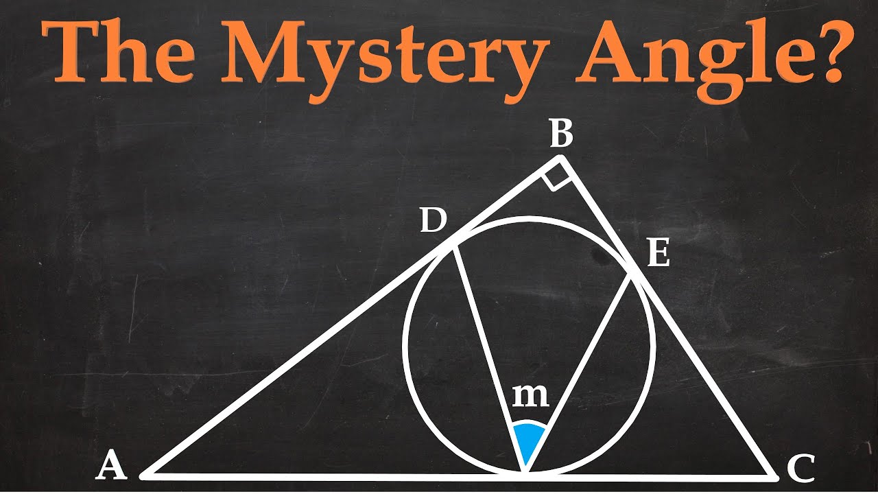 Solving for the Mystery Angle | Conquering a Math Olympiad Gem! - YouTube