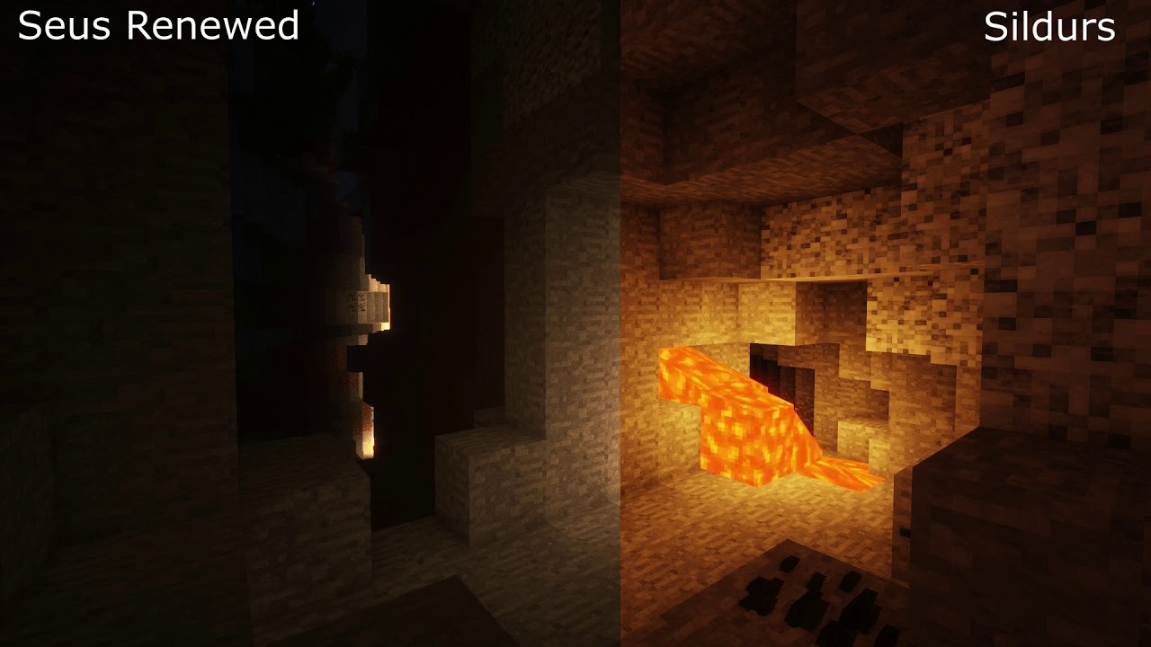 Seus Renewed VS Sildurs Shaders (Minecraft) - YouTube