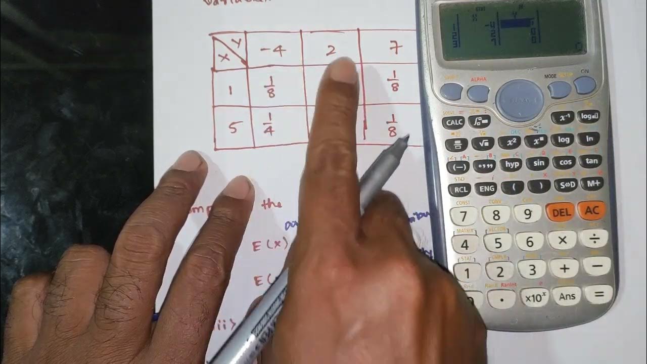 [21MAT41] Model Question Paper 1 (Q.9a) | Module 5 | joint probability distribution | - YouTube