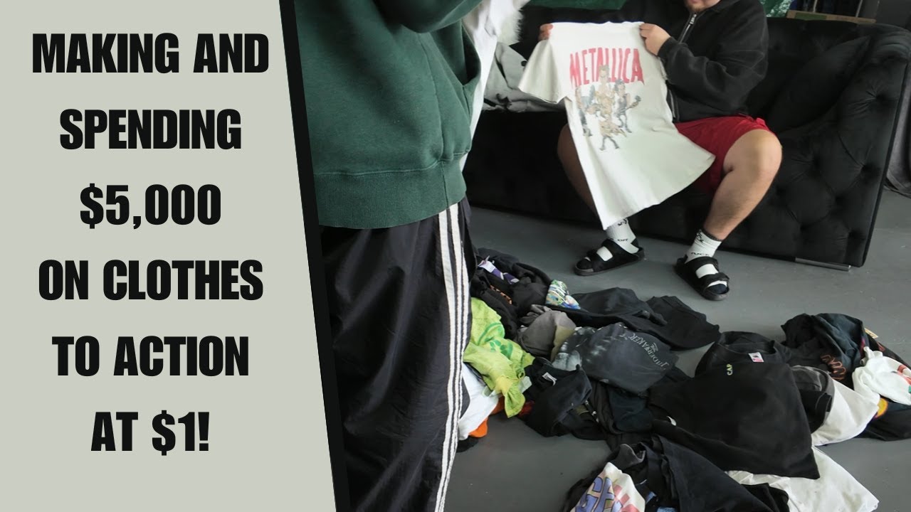 Making And Spending $5,000 On Clothes to Auction at $1! DFW Vintage ...