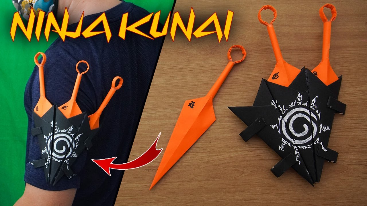 Origami Ninja tri-kunai || How to make origami paper ninja tri-kunai ...