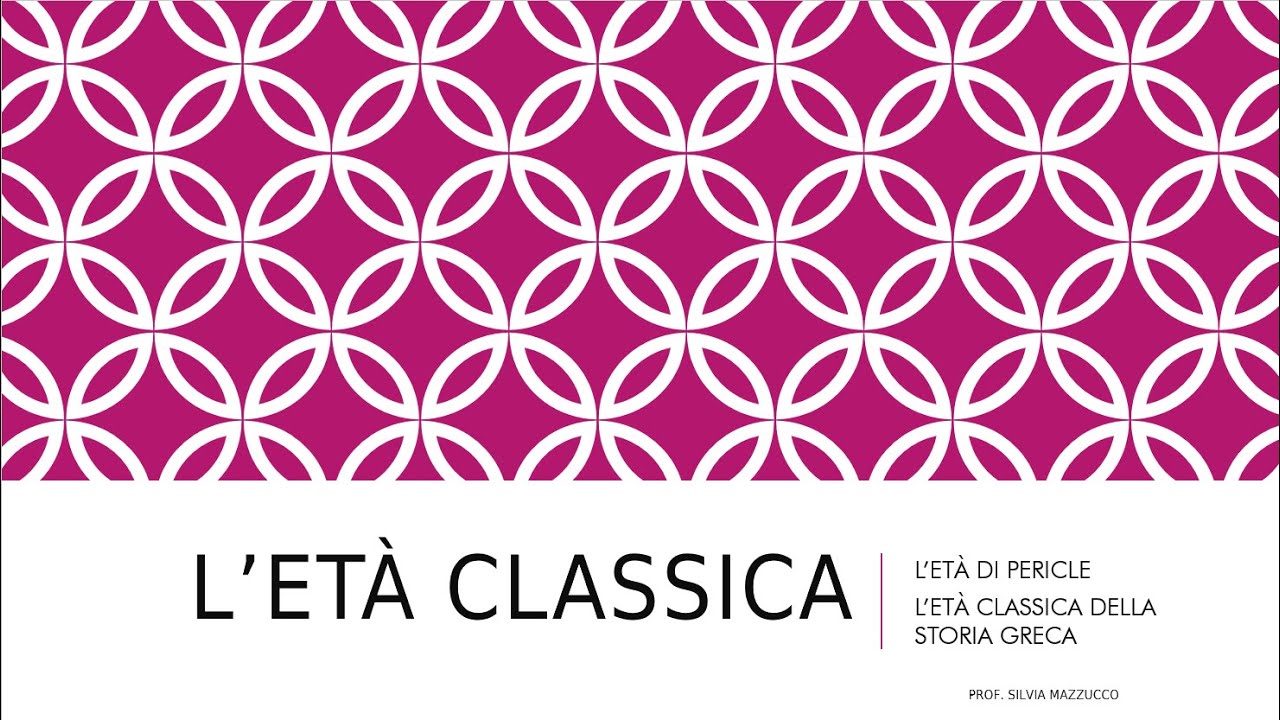 L'età classica - YouTube