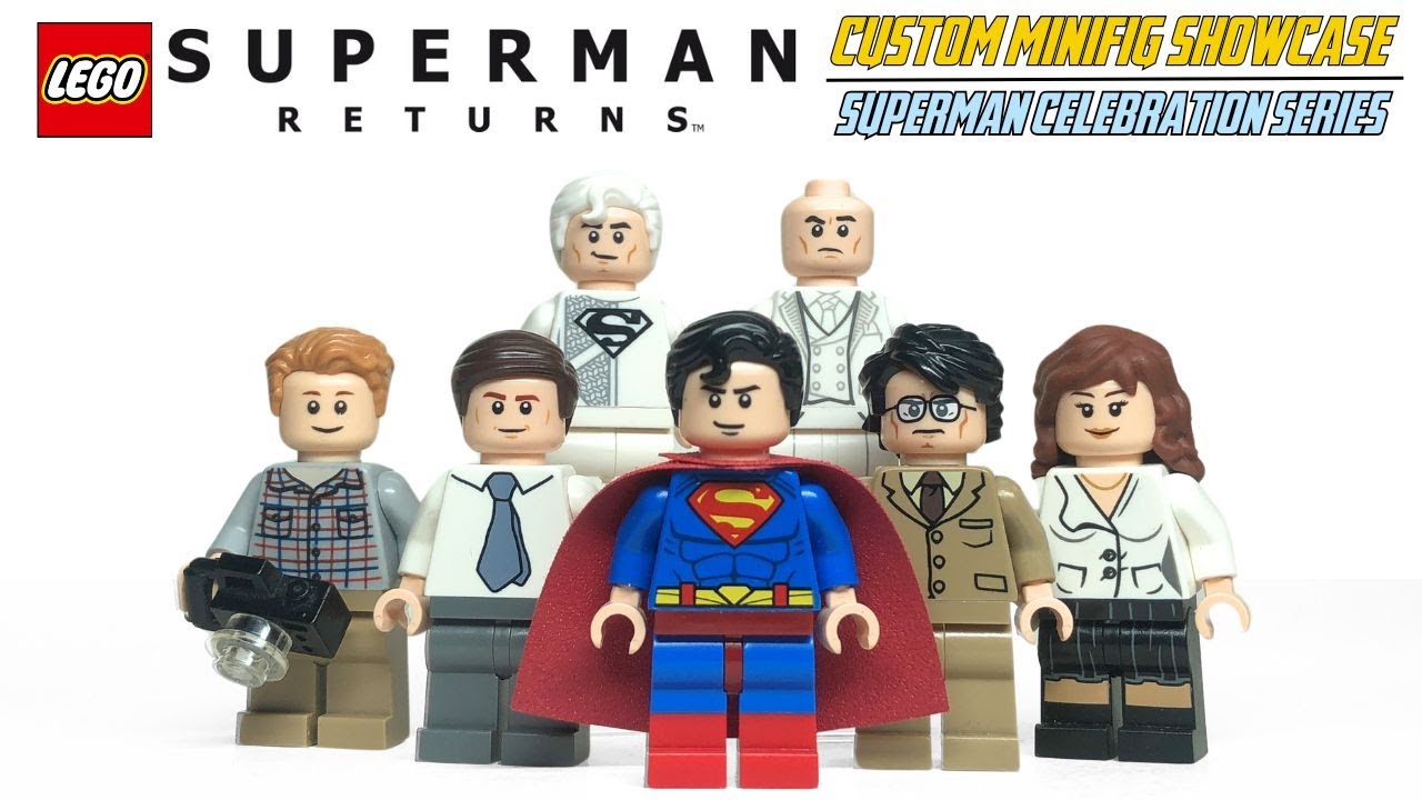 LEGO SUPERMAN RETURNS Custom Minifig Showcase (Superman Celebration ...