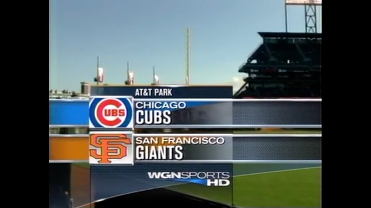 84 - Cubs at Giants - Tuesday, July 1, 2008 - 9:15pm CDT - WGN - YouTube