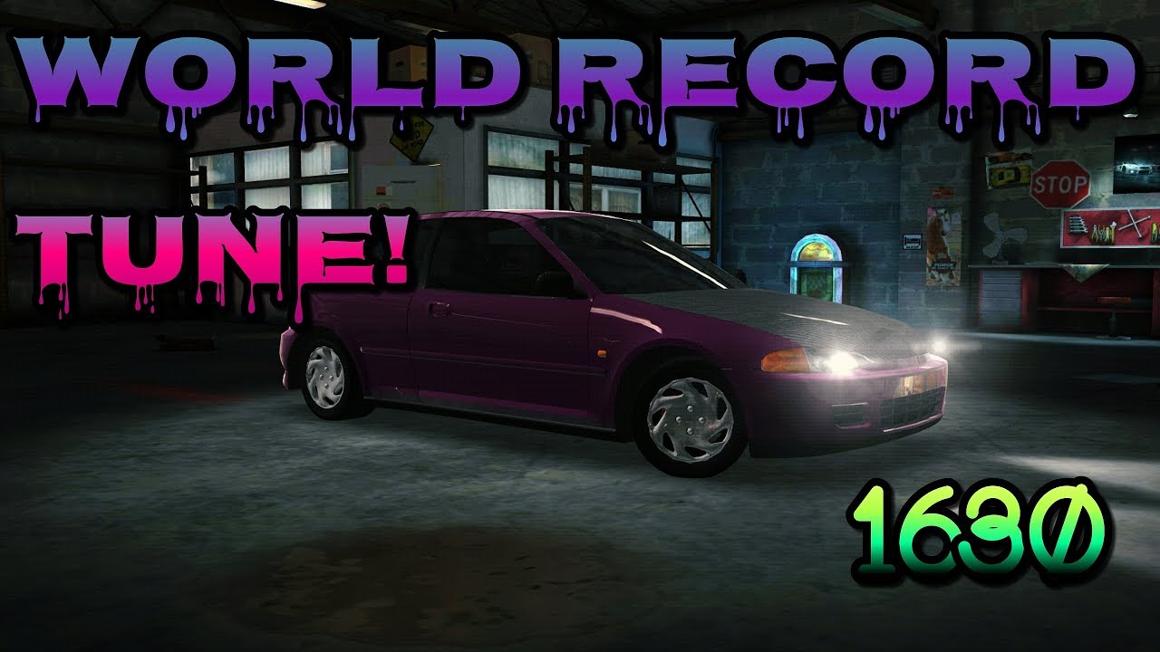 Racing Rivals World Record 1630 Honda Civic SI Turf Tune! - YouTube