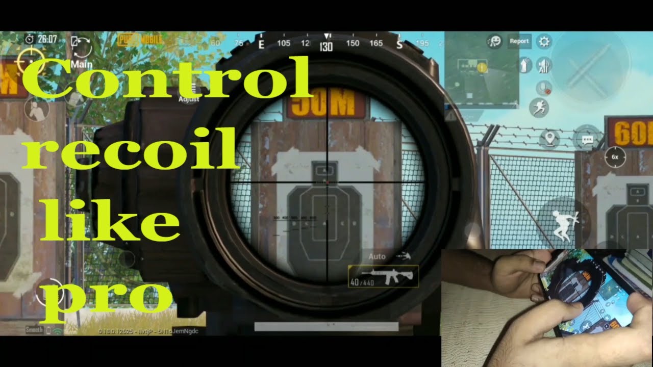 How to control recoil ?? For beginners |||| PUBG Mobile || m4+6x - YouTube
