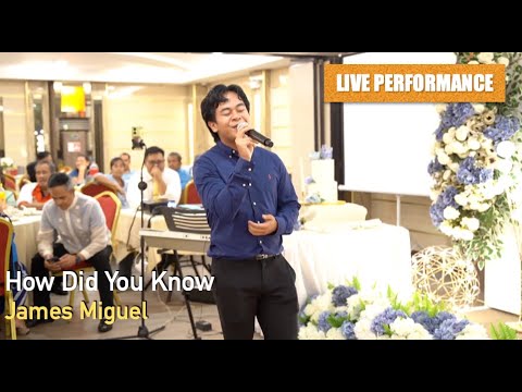 [Live Performance] How Did You Know | James Miguel - YouTube