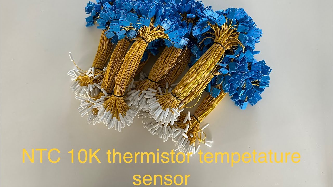 NTC 10K thermistor temperature sensor - YouTube