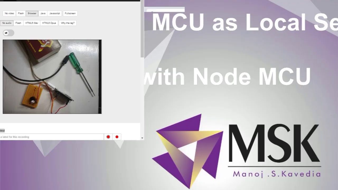 Day-4 -Node MCU Local Server| Kavedia Sir | 08-10-2020 (IOT with Node ...