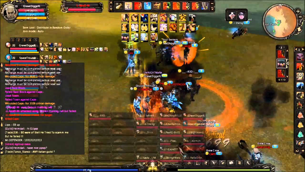 Wicked Shaiya ( GraveDiggeR. Vs AoL Raid ) PvP... - YouTube