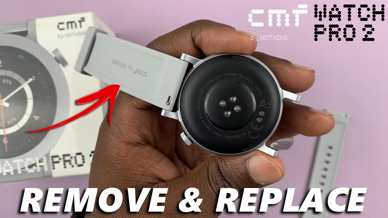 How To Remove / Replace Straps On CMF By Nothing Watch Pro 2 - YouTube