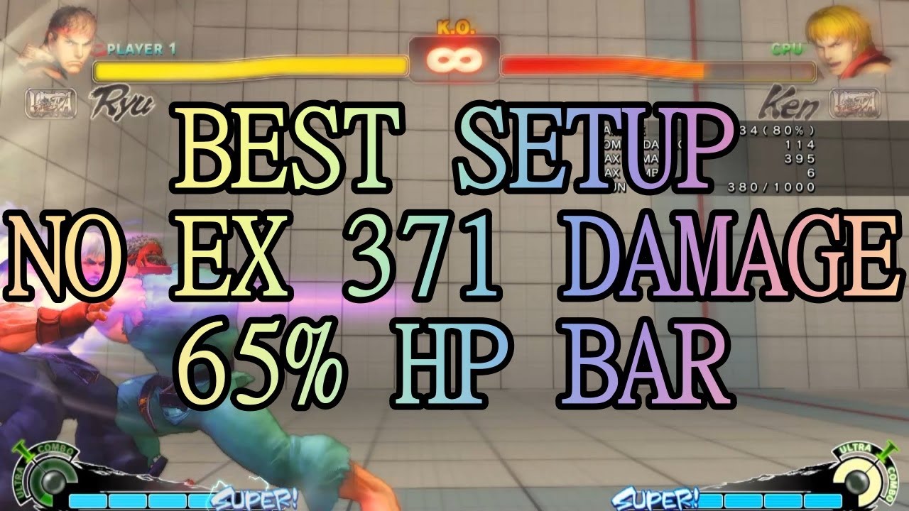 [USF4] Ryu Best Setup! Saving attack. - YouTube
