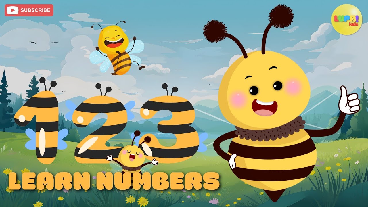 Numbers Song with Bees | LuPa! Kids Nursery Rhymes & Kids Songs - YouTube