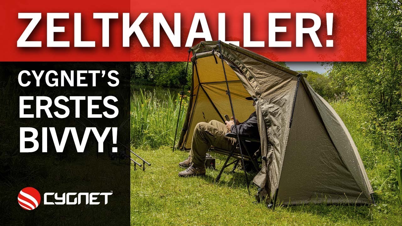 Zeltknaller – Cygnet's neuartiges Karpfenzelt | Cyclone 100 & 150 Bivvy ...