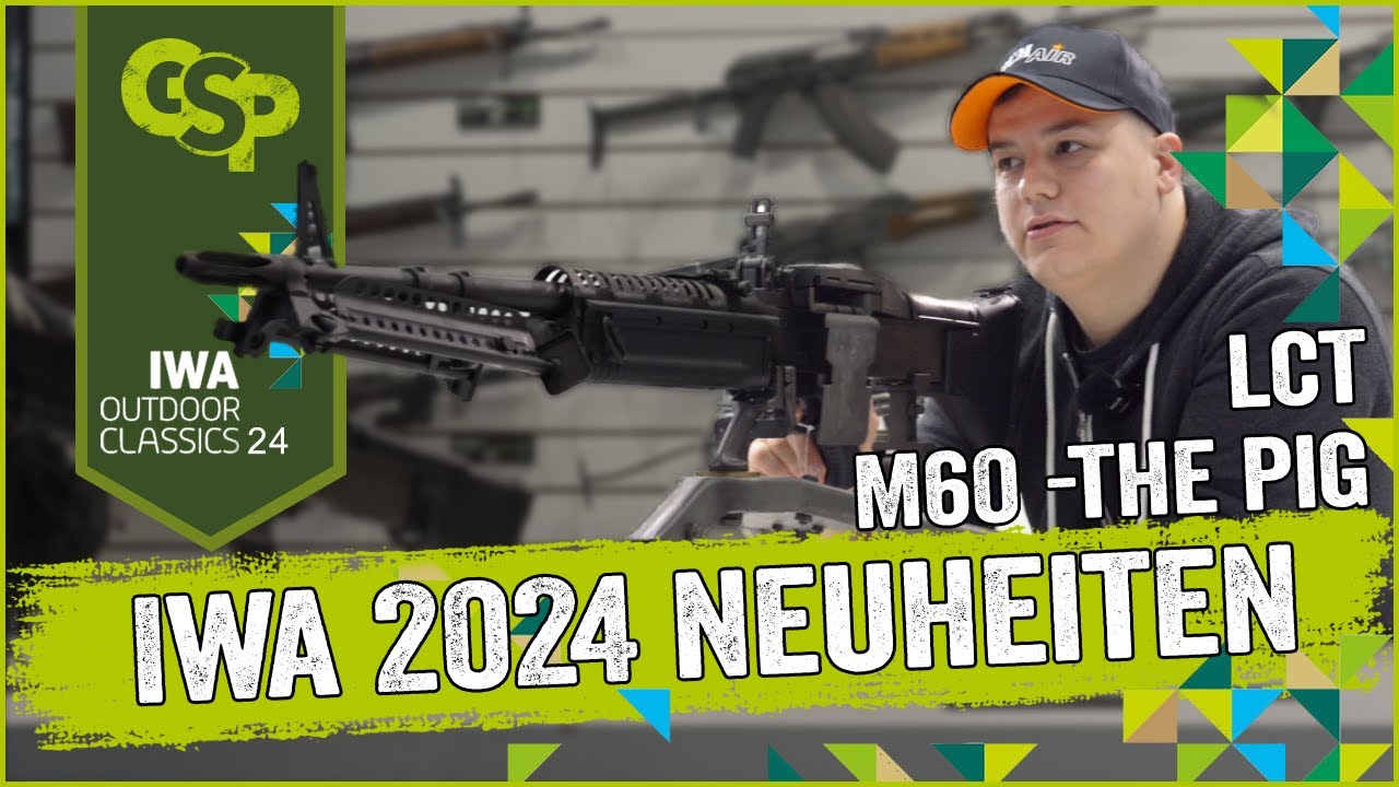 LCT M60 - Die heißeste Neuheit auf der IWA | GSP Airsoft - YouTube
