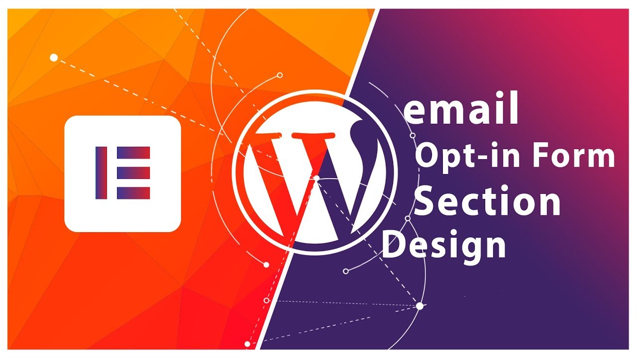 email opt in form section design Mail poet (or any other email ...
