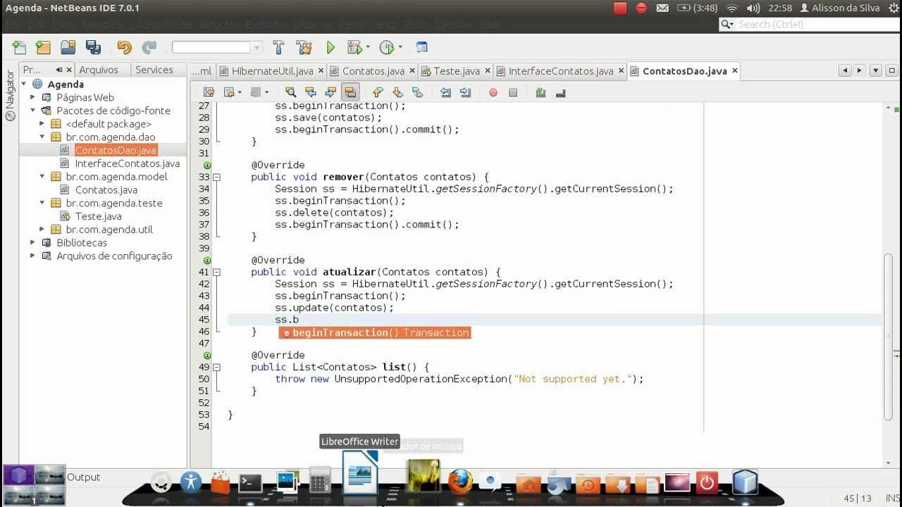 Agenda Hibernate + JSF + PrimeFaces - Parte 2 - YouTube
