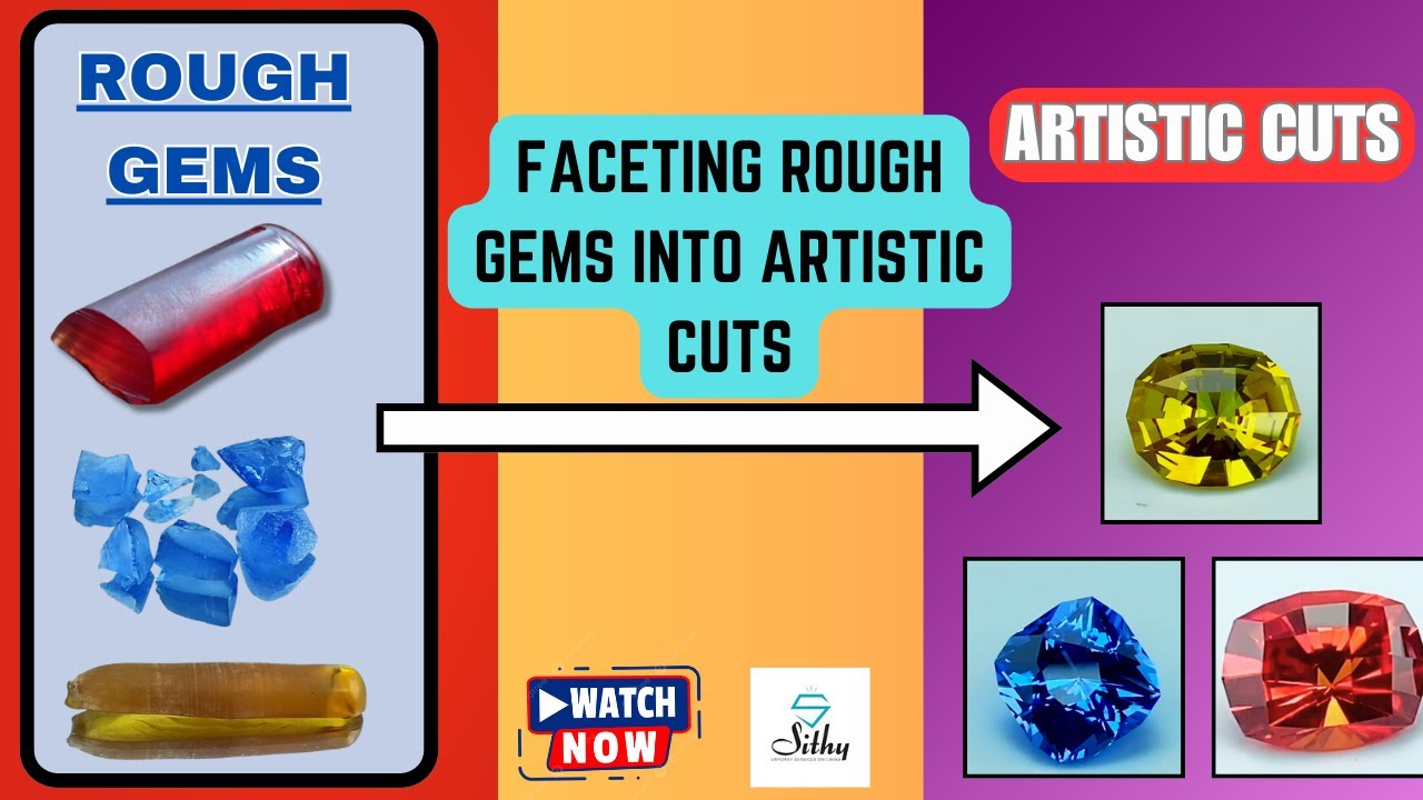Faceting Rough Gems Into Artistic Cuts(Designer cuts)- Gem Cutters and ...