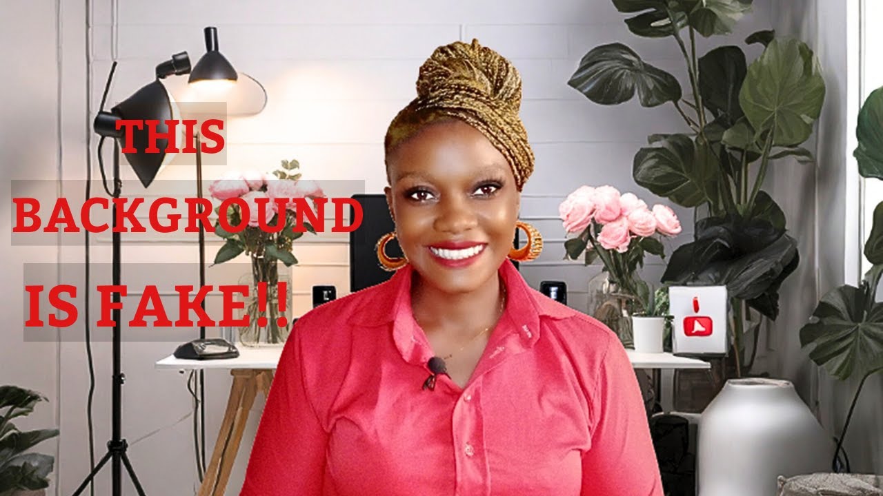 How to create fake backgrounds for YouTube videos for free. - YouTube