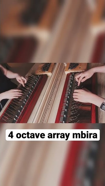 4 octave array mbira instrument - YouTube