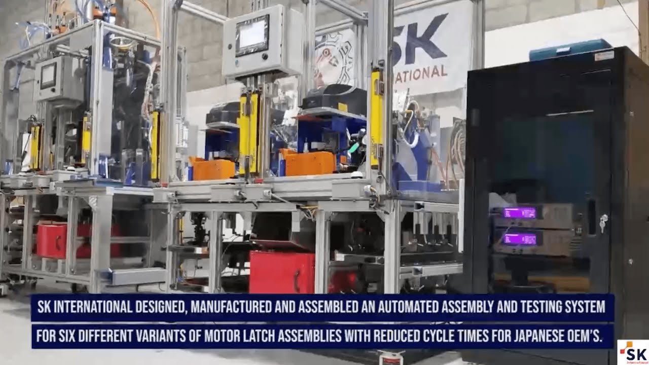 Automatic Assembly & Testing Machine - YouTube