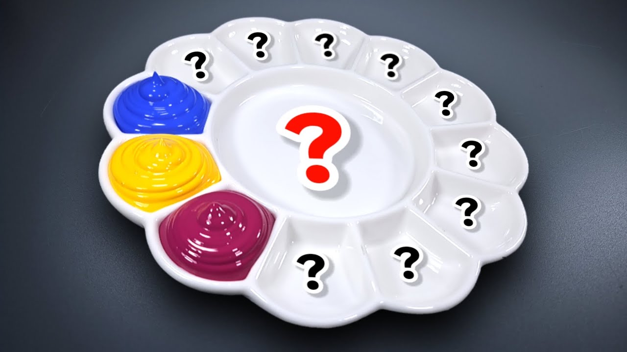 13 Colors Recipes from MAGENTA, YELLOW, CYAN - Mixing Primary Color ...