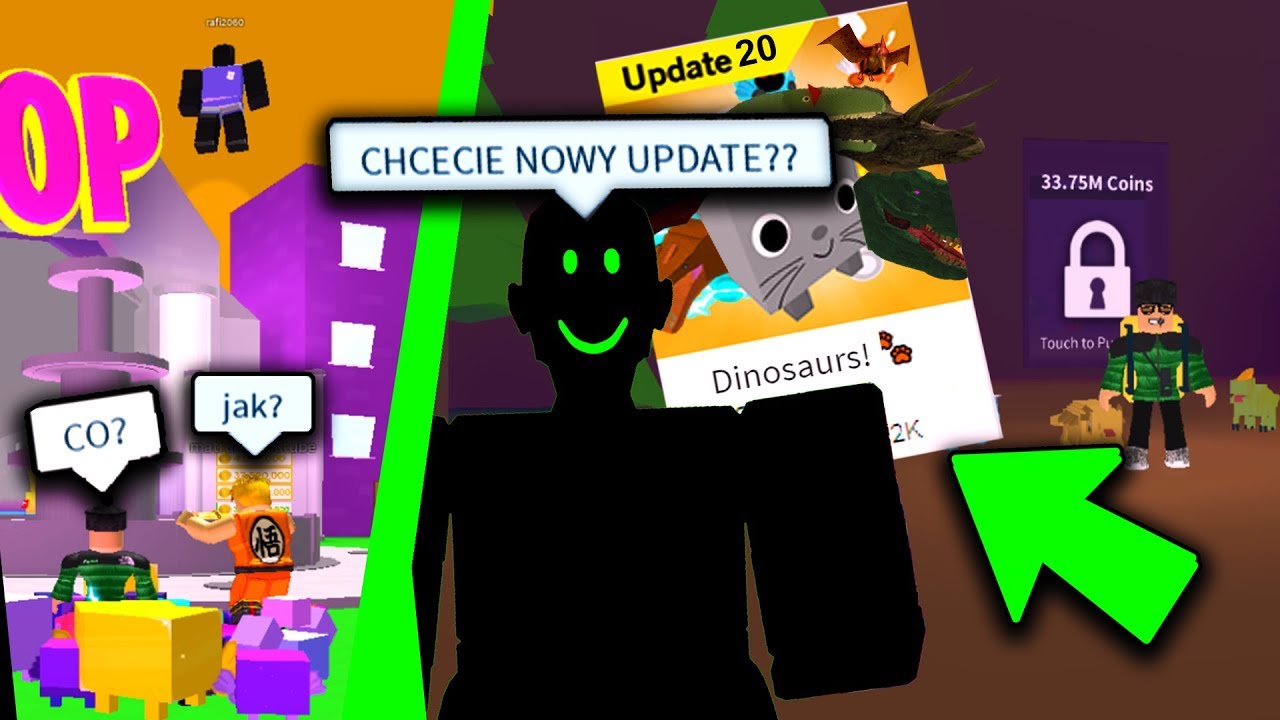 HACKER POKAZAŁ NAM 20 UPDATE! w Pet Simulator /w Matruner - YouTube