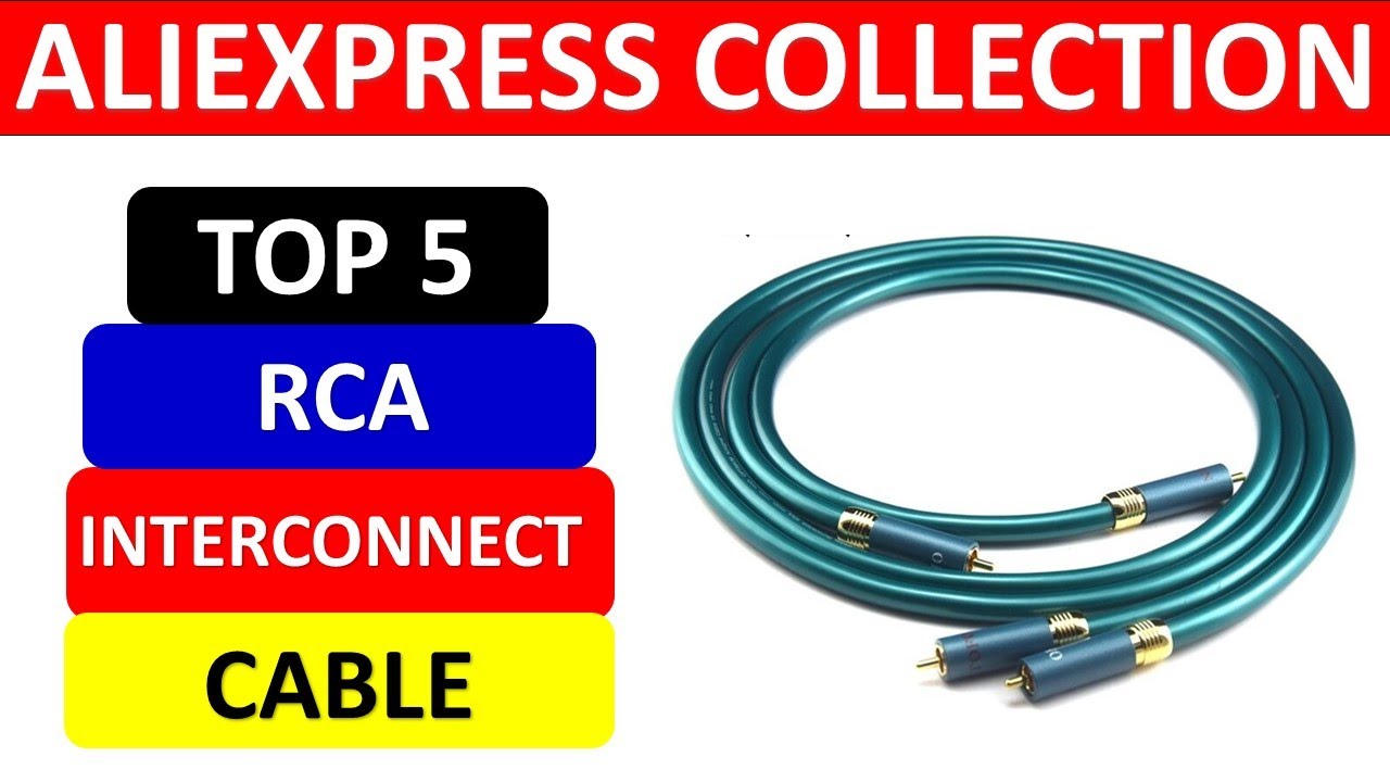 Top 5 Best RCA Interconnect Cable Review of 2021 - YouTube