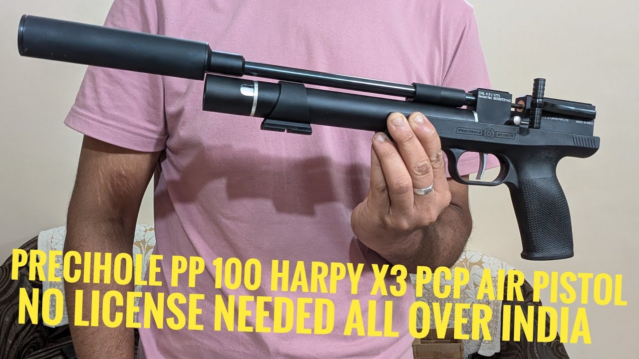 Precihole PP 100 Harpy X3 PCP air pistol best for sports no license ...