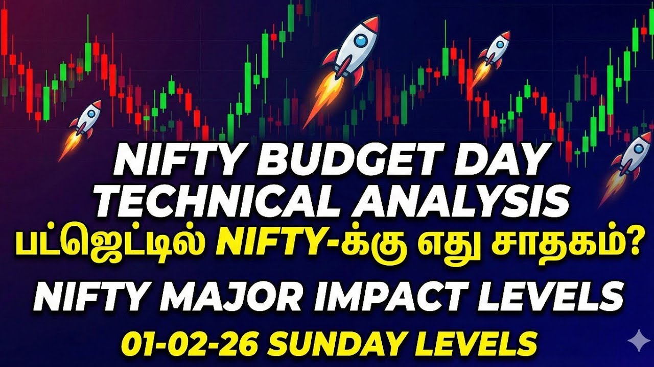 🚀NIFTY Budget Impact + Technical Analysis | Market Scenarios & Active ...