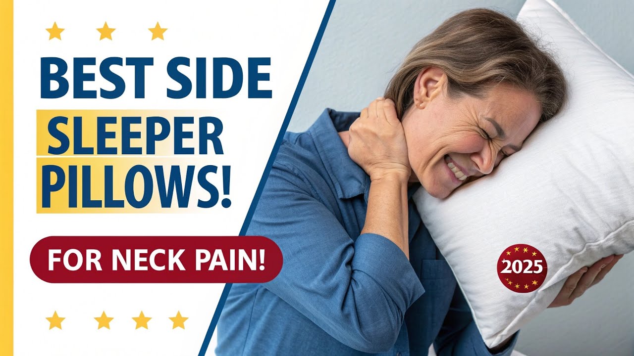 Top 5 Best Side Sleeper Pillow for Neck Pain Reviews in 2025 - YouTube