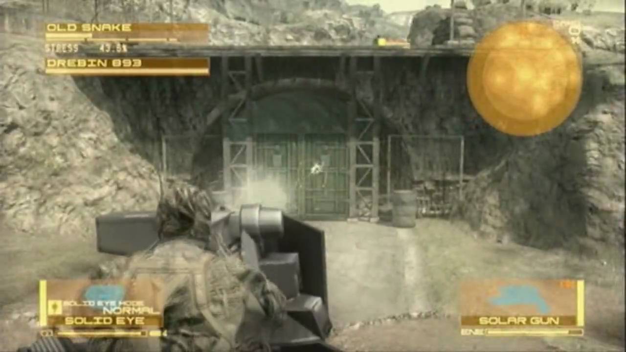 Metal Gear Solid 4 Big Boss Emblem Act II 04 - YouTube
