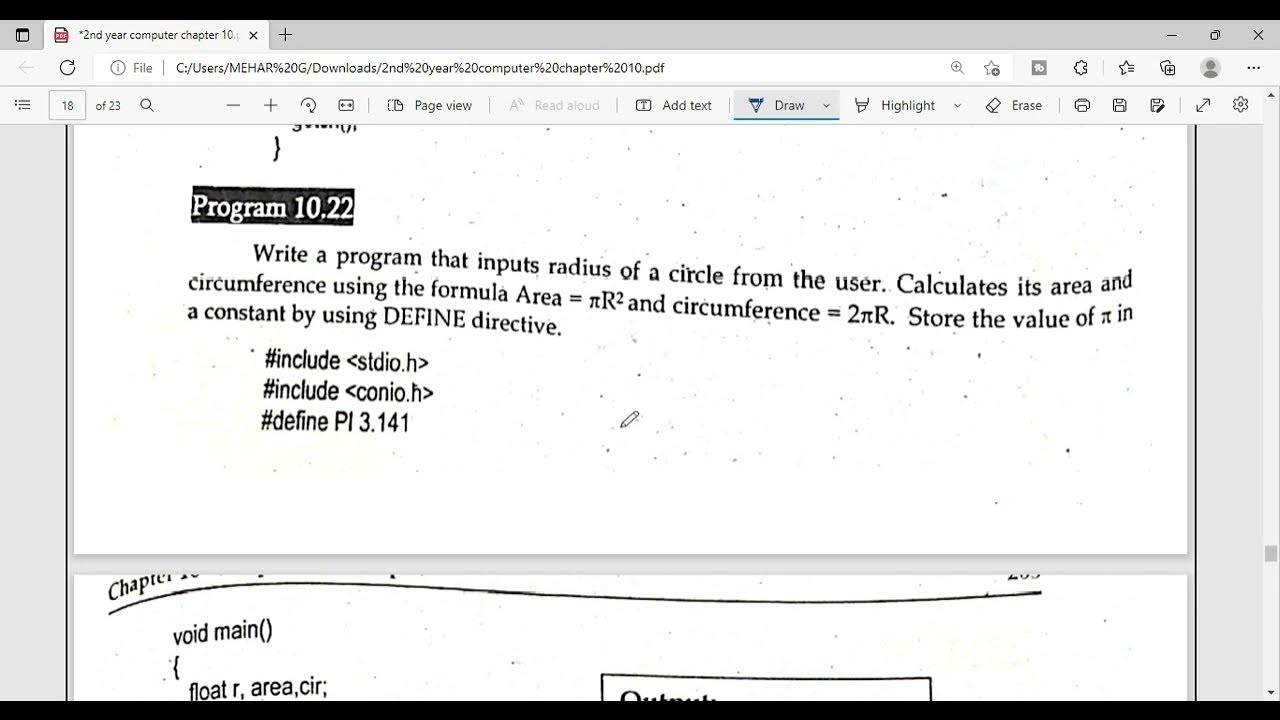 C Program Easiest Way To Understand C Programming Program 1022 Chapter 10 Lecture 24 Youtube 4502