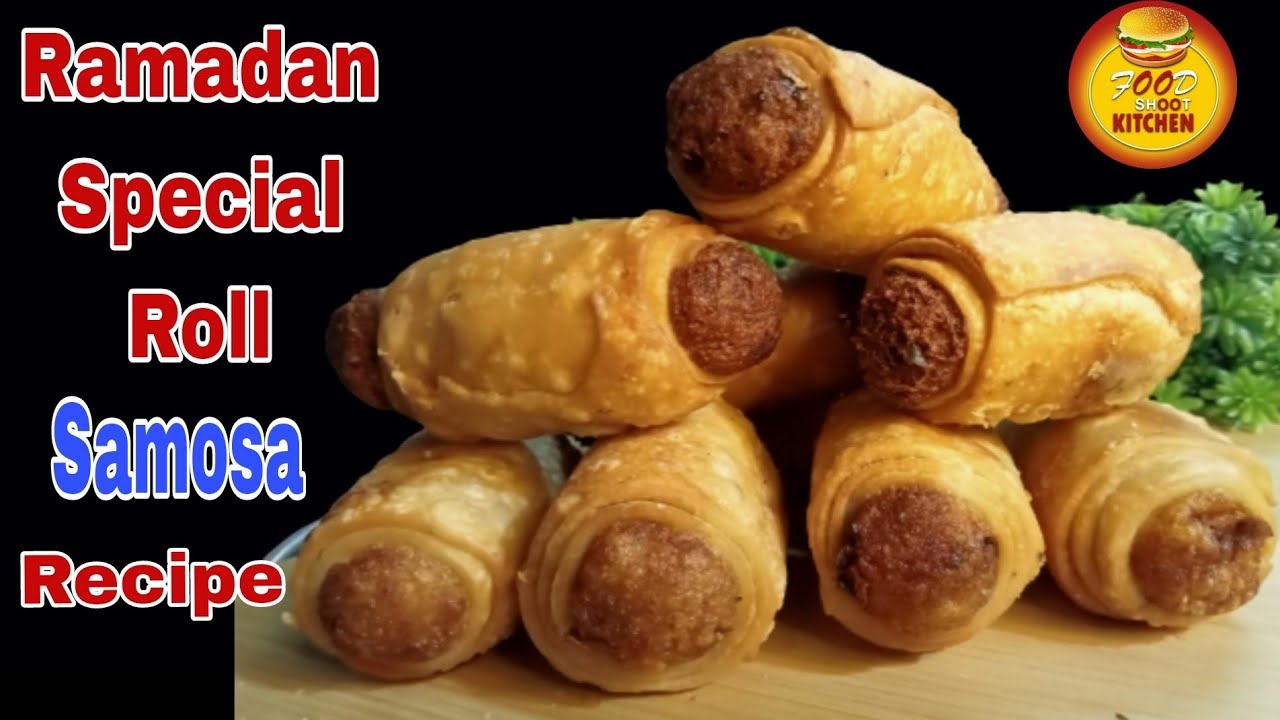 aloo samosa roll | potato snacks | potato samosa roll - iftar recipe ...