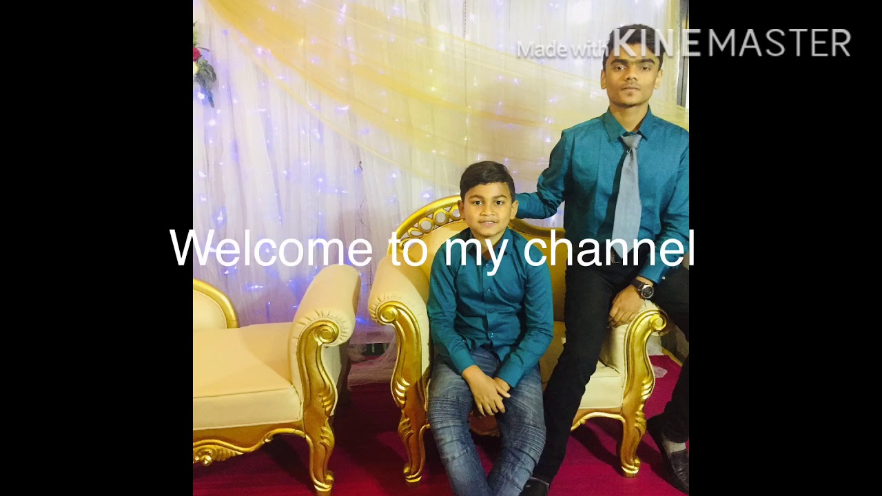 My cute lil bro - YouTube