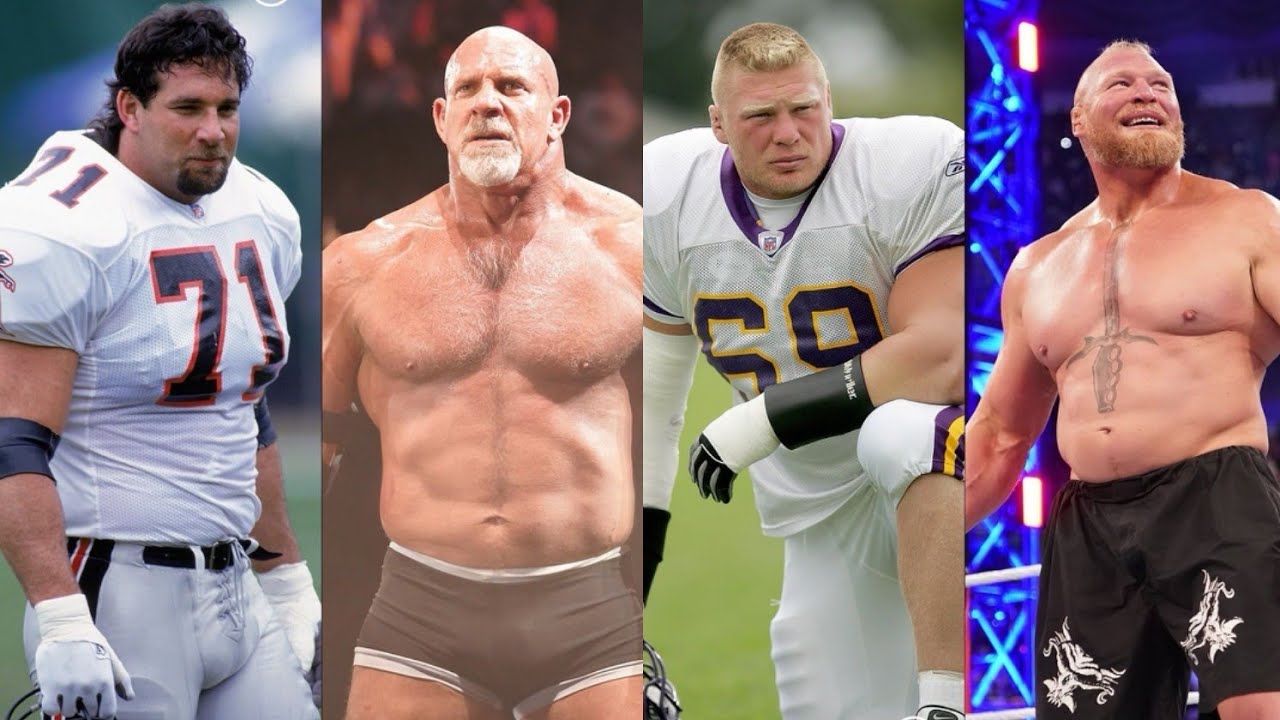 WWE Wrestlers Who Played In NFL Or College Football | WWE सुपरस्टार्स ...